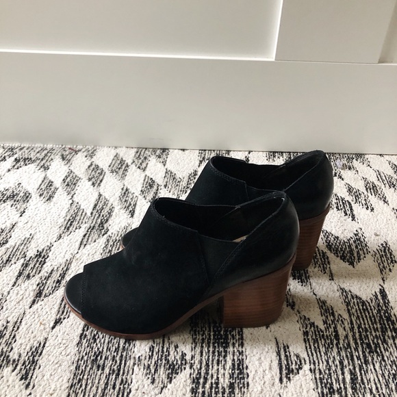 Aldo | Shoes | Aldo Black Suede Block Heels | Poshmark